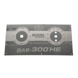 LINCOLN SAE-300 HE Mirrored Stainless Steel Faceplate/Nameplate ...