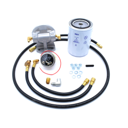 Oil Filter Adapter w/Oil Pressure Gauge - SA-200 F163 - BW Parts