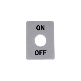 On-Off Switch Plate - BW Parts