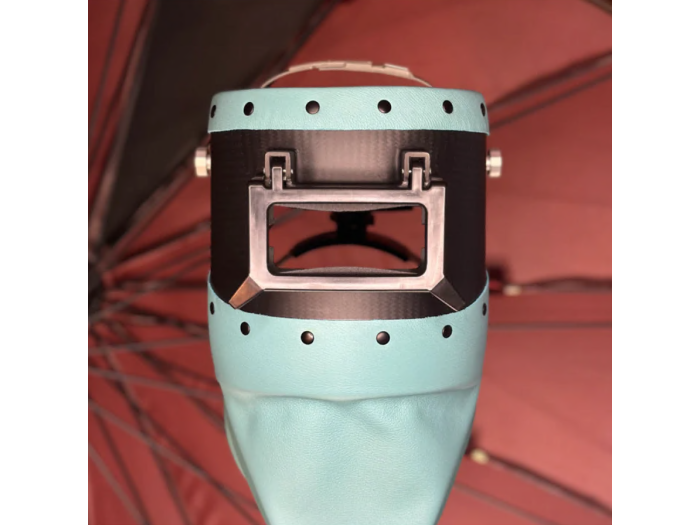 Pipeliners Cloud Carbon Fiber Welding Hood "Chopped Top & Bottom"-Red ...