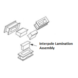 9SS12260-2 / S12260-2: Lincoln OEM Interpole Lamination Assembly - BW Parts