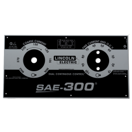 Lincoln SAE-300 Satin Black Upper Faceplate (9SL15885 / L15885) - BW Parts