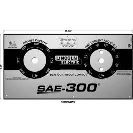 Lincoln SAE-300 Matte Silver Photometal Upper Faceplate (9SL15885 ...